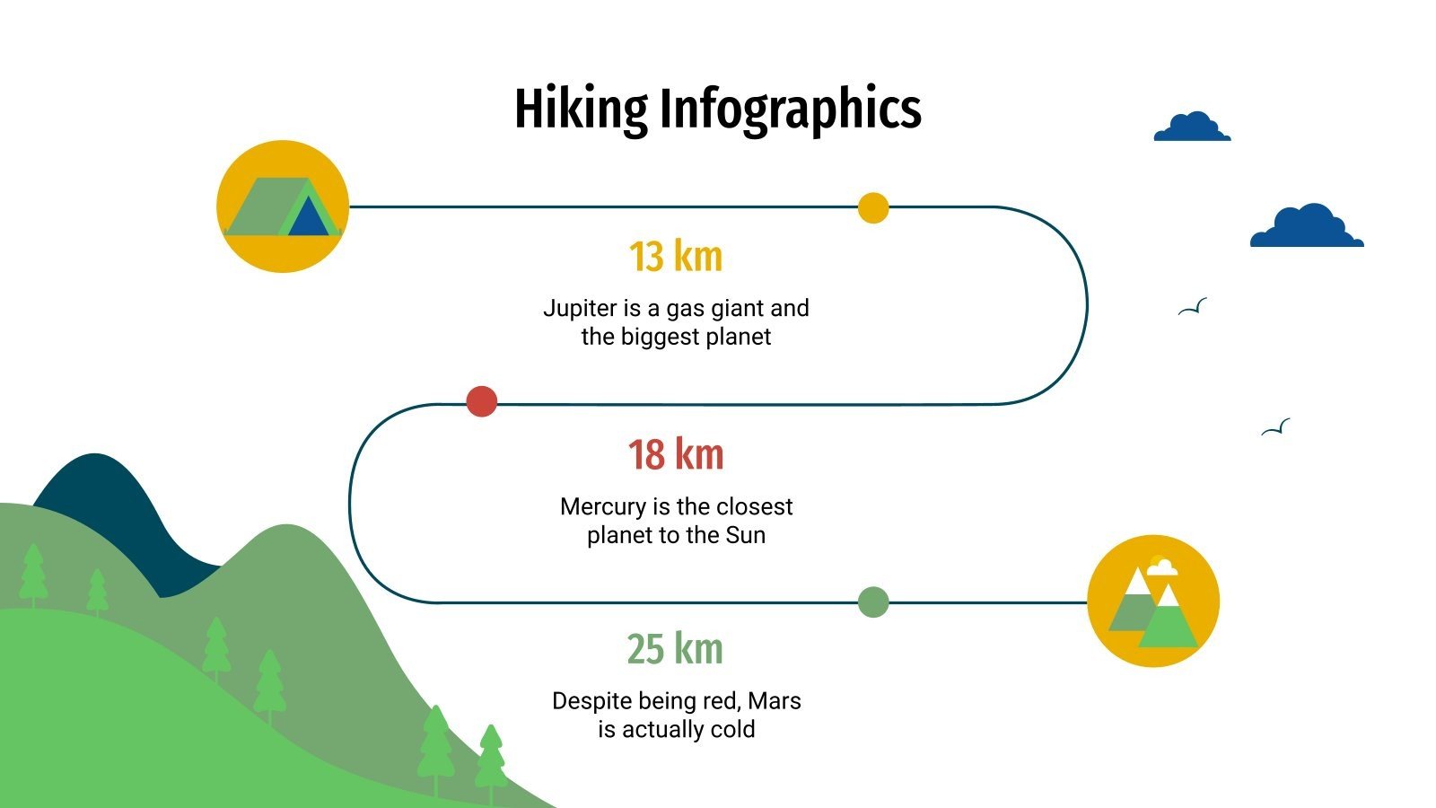 Hiking Infographics | Google Slides & PowerPoint Template