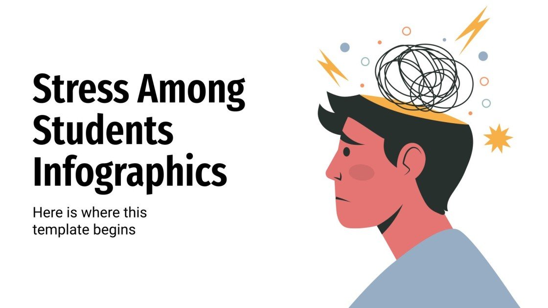 Stress Among Students Infographics | Google Slides & PPT