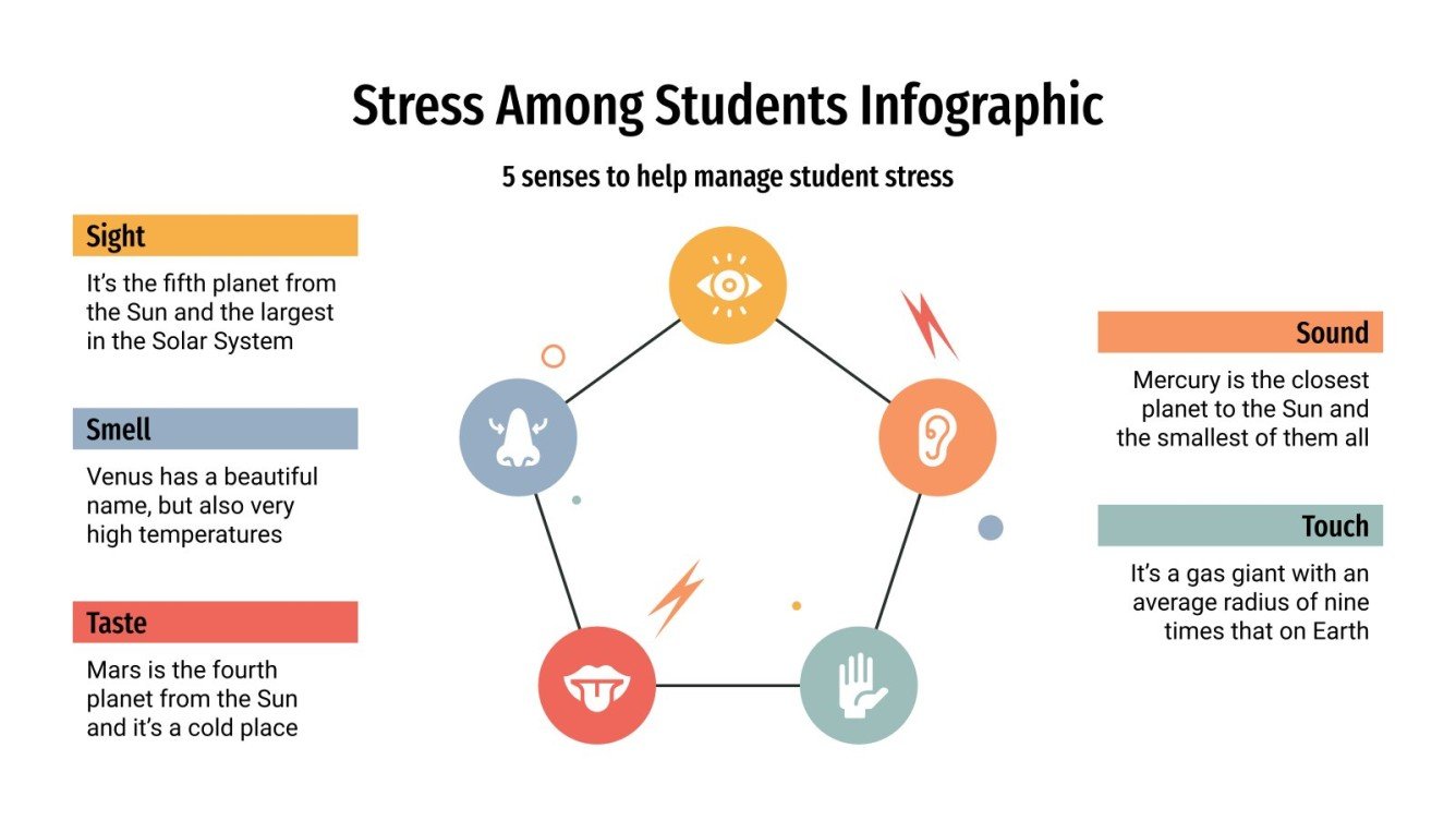 Stress Among Students Infographics | Google Slides & PPT