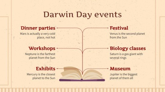 Actividades para el Día de Darwin | Google Slides y PPT