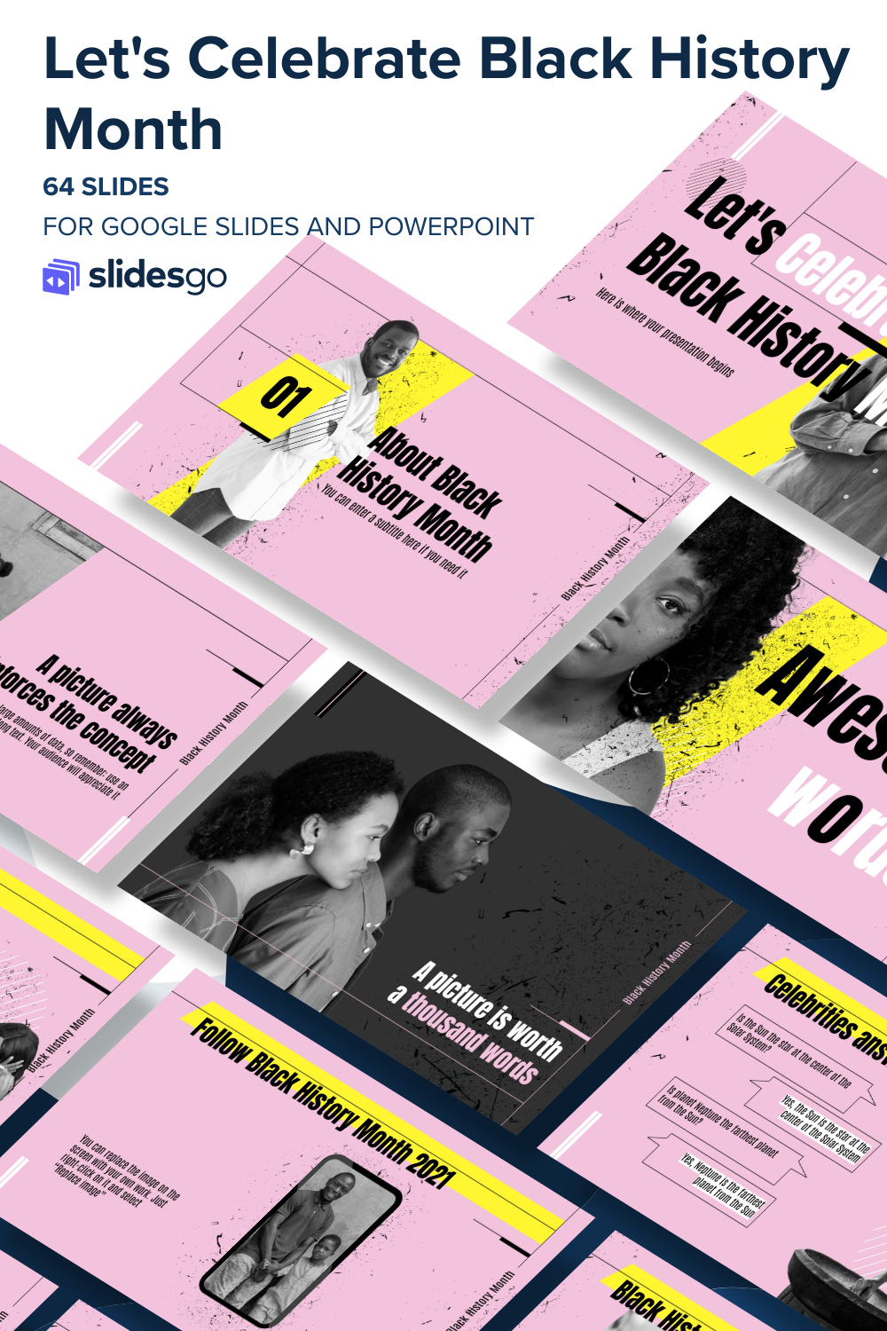 Let's Celebrate Black History Month | Google Slides & PPT