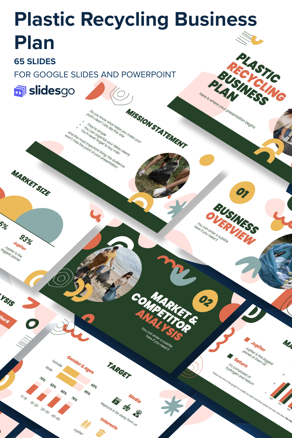 Plastic Recycling Business Plan | Google Slides & PPT template