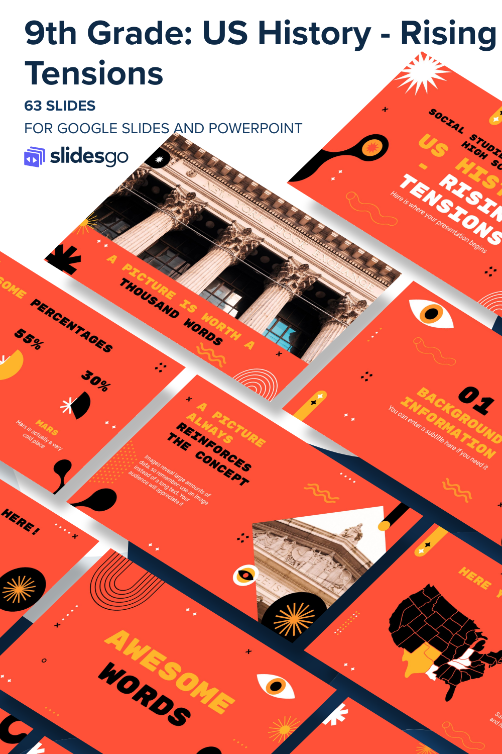 9th Grade: US History - Rising Tensions | Google Slides & PPT