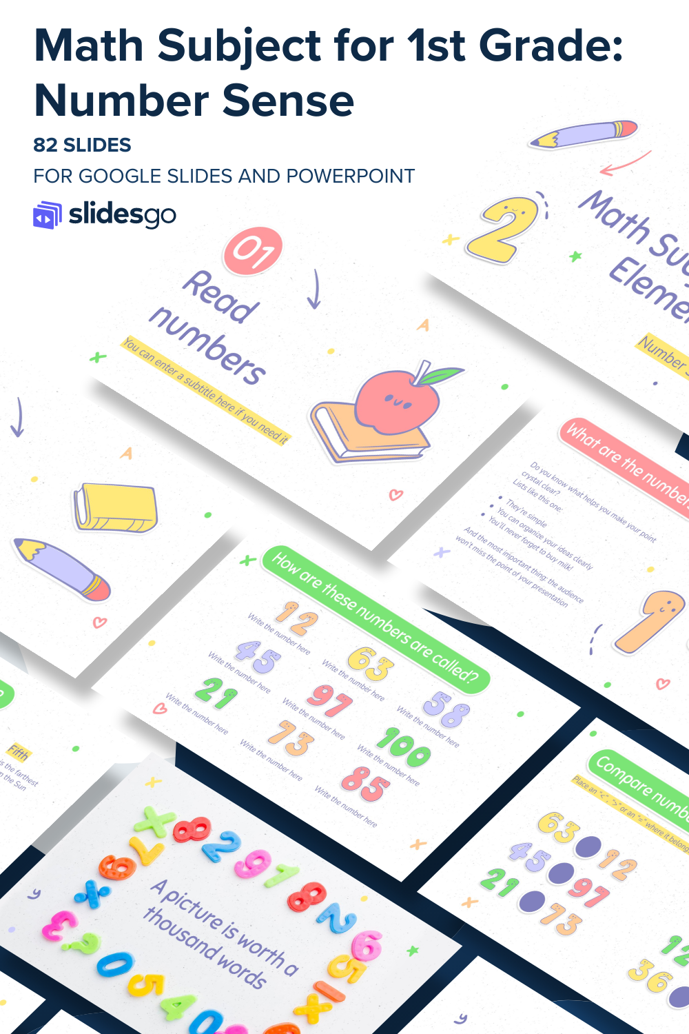 Math Subject for 1st Grade: Number Sense | Google Slides & PPT