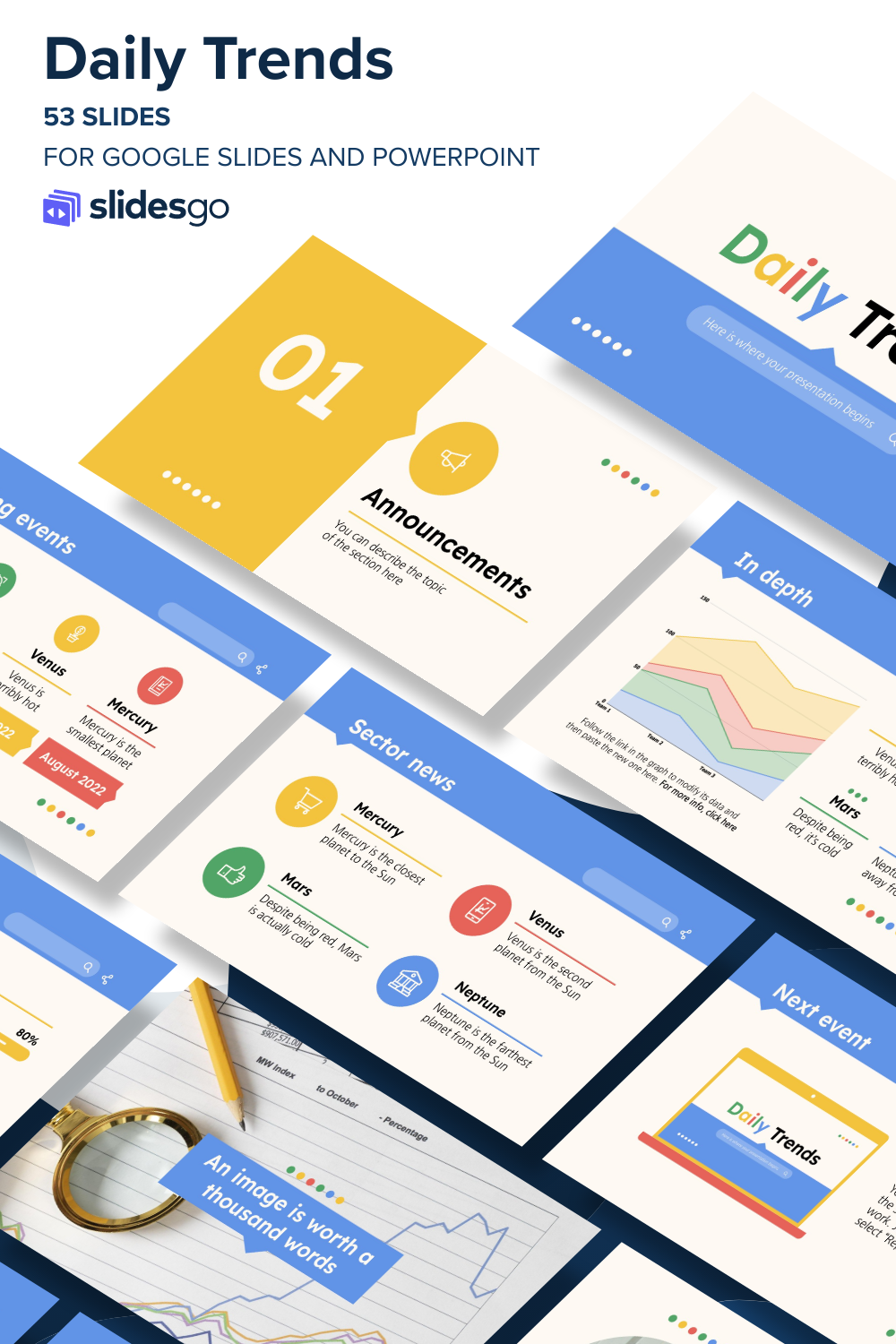 Daily Trends | Google Slides theme & PowerPoint template