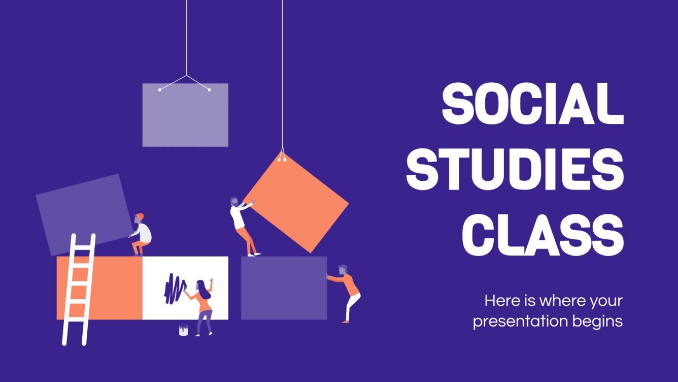 Clase de estudios sociales | Tema de Google Slides y PPT