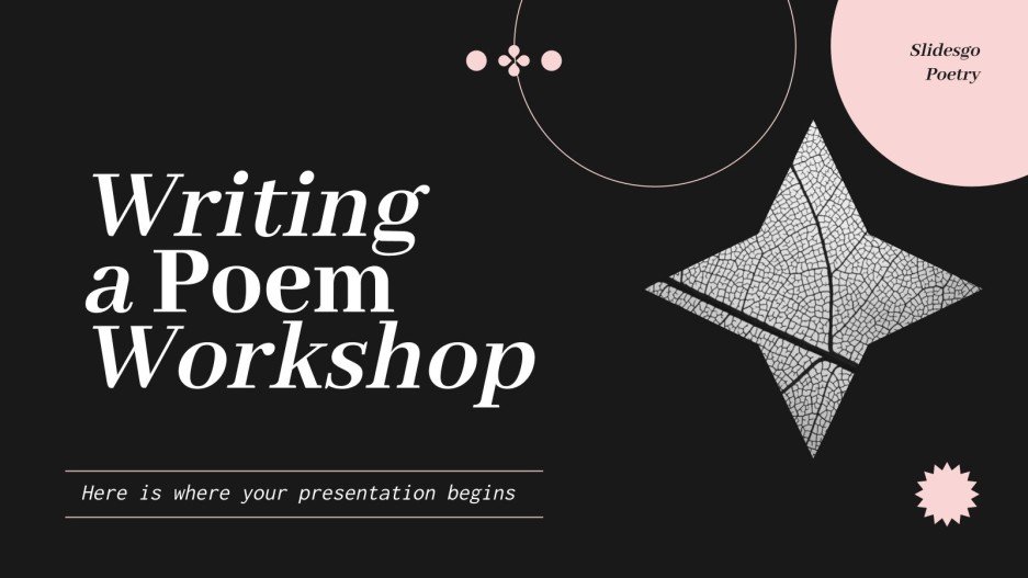 Writing a Poem Workshop | Google Slides & PowerPoint