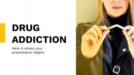 Drug Addiction Google Slides & PowerPoint template