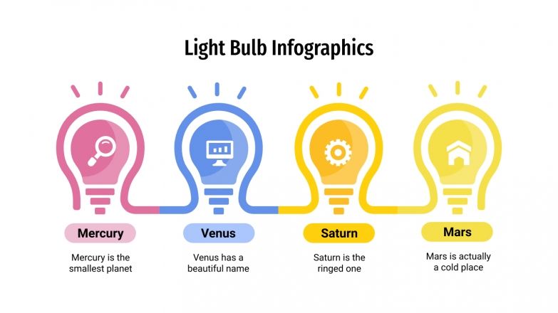 Light Bulb Infographics for Google Slides and PowerPoint