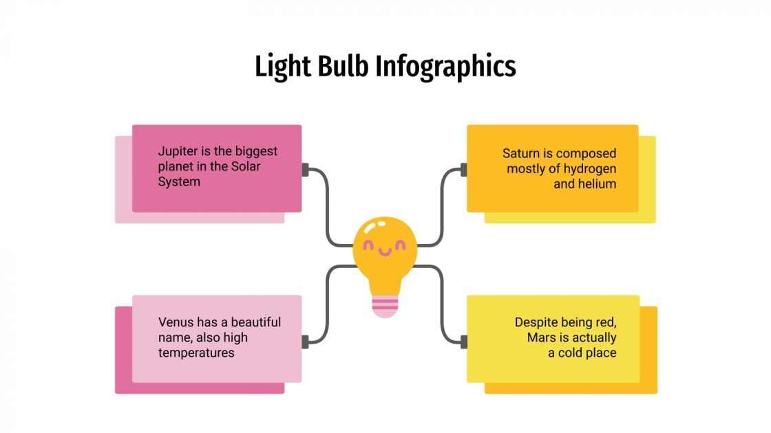 Light Bulb Infographics for Google Slides and PowerPoint