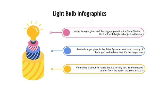 Light Bulb Infographics for Google Slides and PowerPoint