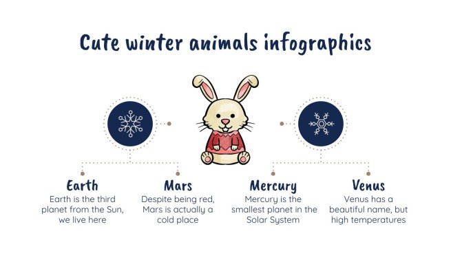 Cute Winter Animals Infographics | Google Slides & PPT