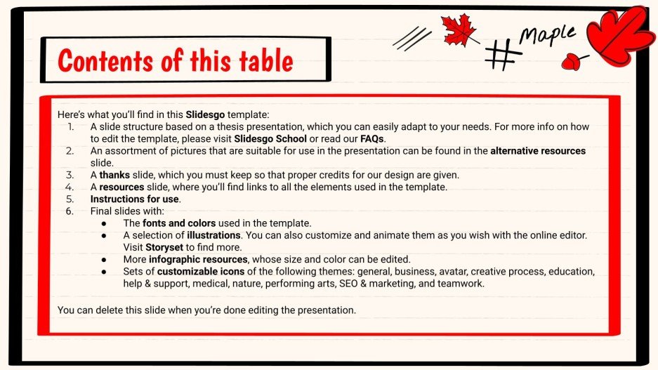 Canadian Culture Thesis | Google Slides & PPT