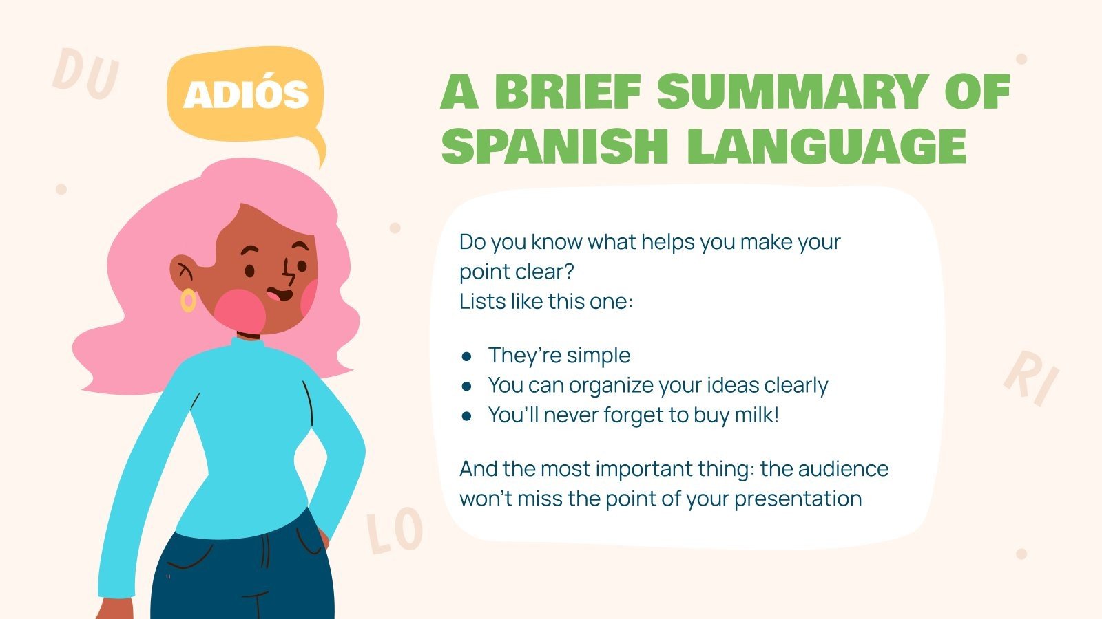 Phonics Subject for High School - 9th Grade: Spanish