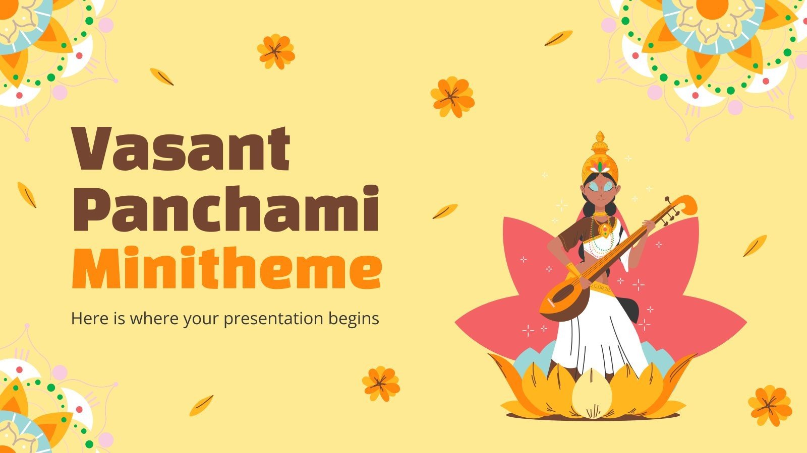 Kostenlose Vorlagen für Google Slides und PPT über Indien