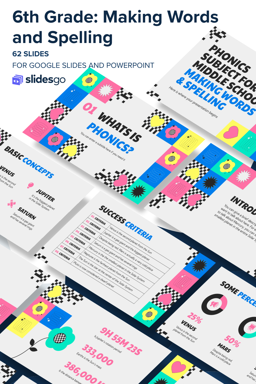 Phonics - 6th Grade: Making Words & Spelling | Google Slides