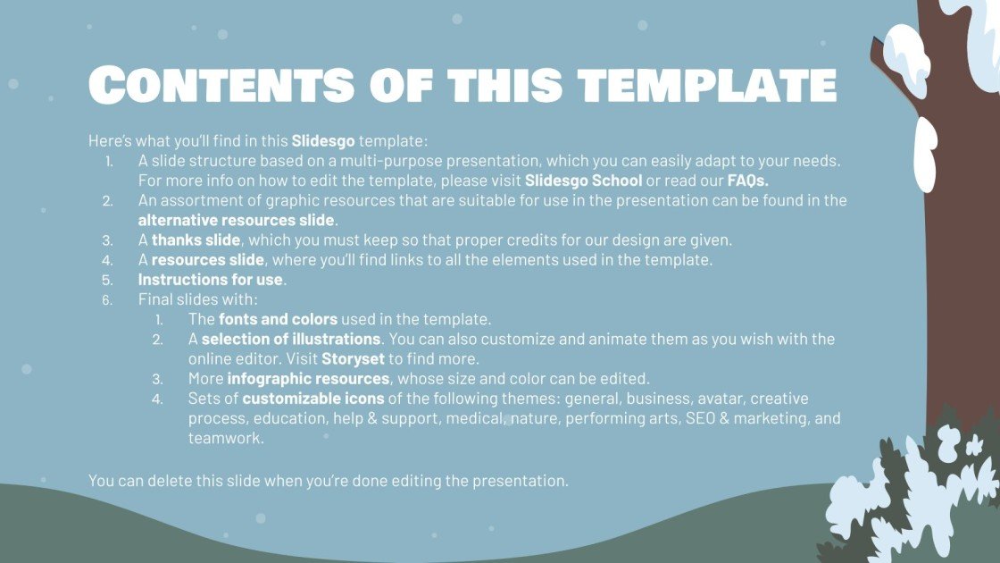 The Snow is Already Falling! | Google Slides & PPT