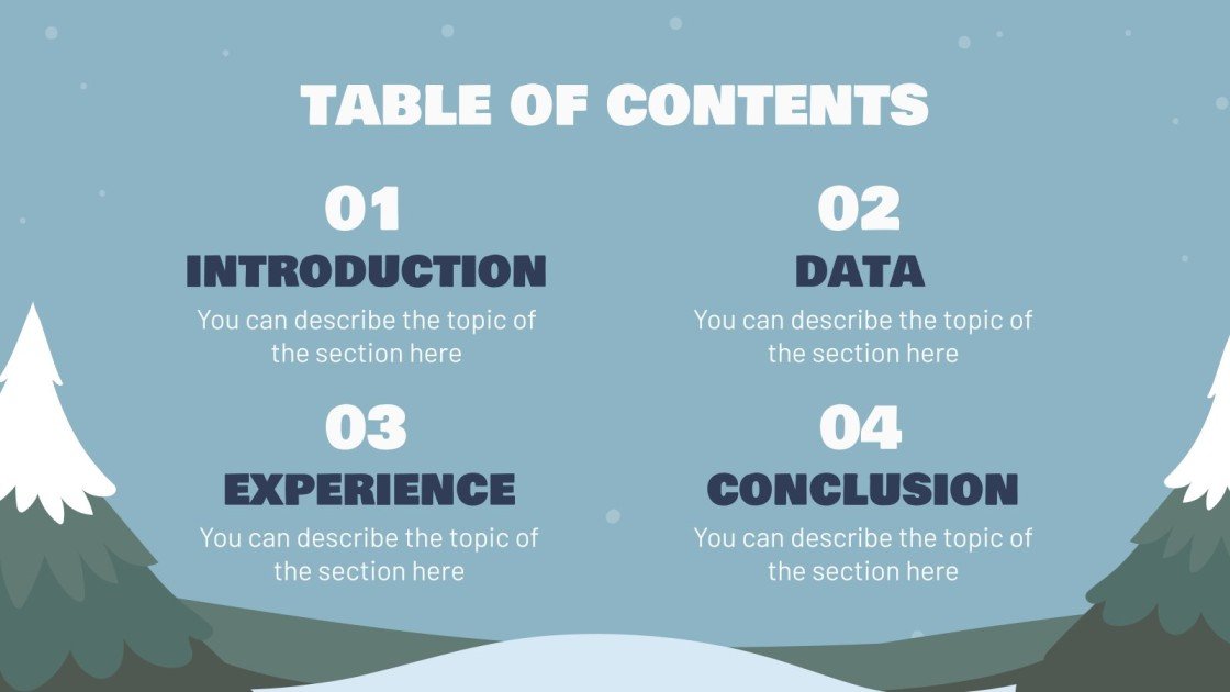 The Snow is Already Falling! | Google Slides & PPT