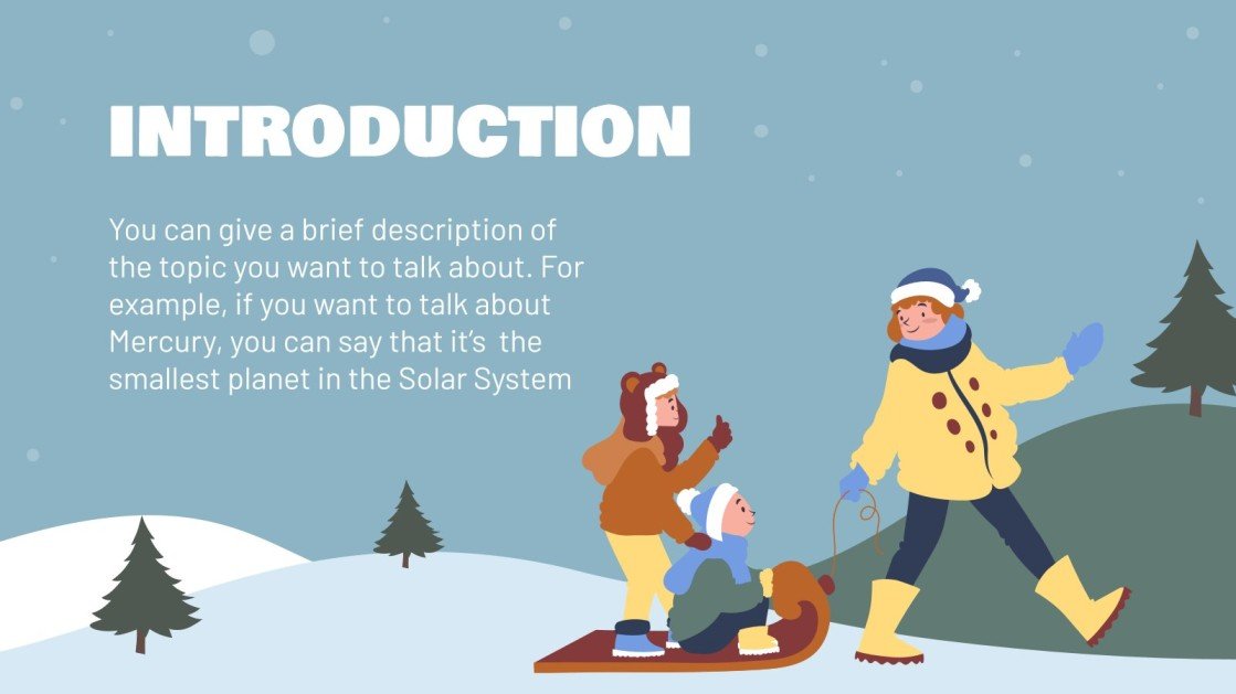 The Snow is Already Falling! | Google Slides & PPT