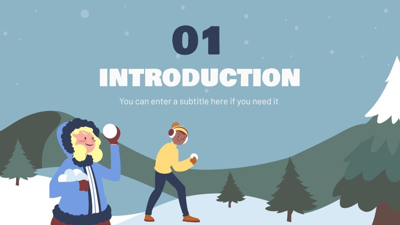 The Snow is Already Falling! | Google Slides & PPT