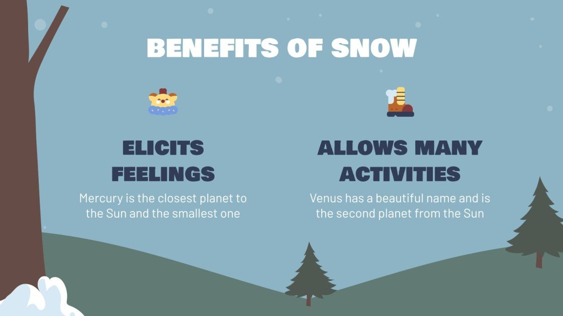 The Snow is Already Falling! | Google Slides & PPT