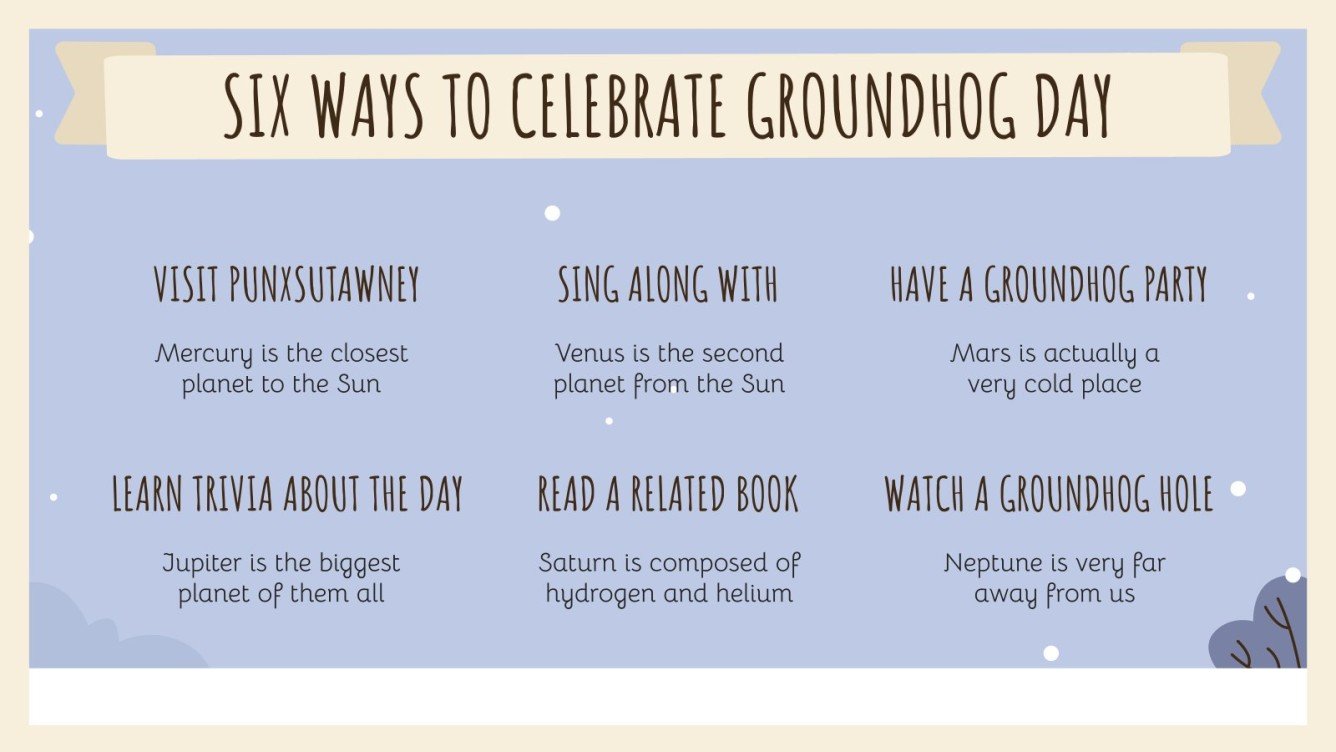 Groundhog Day Minitheme | Google Slides & PowerPoint
