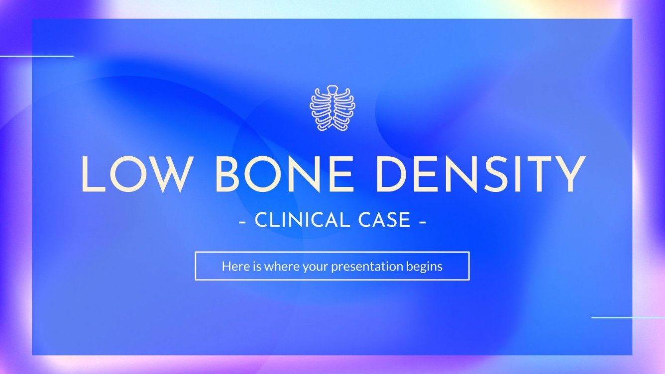 Low Bone Density Clinical Case | Google Slides & PowerPoint