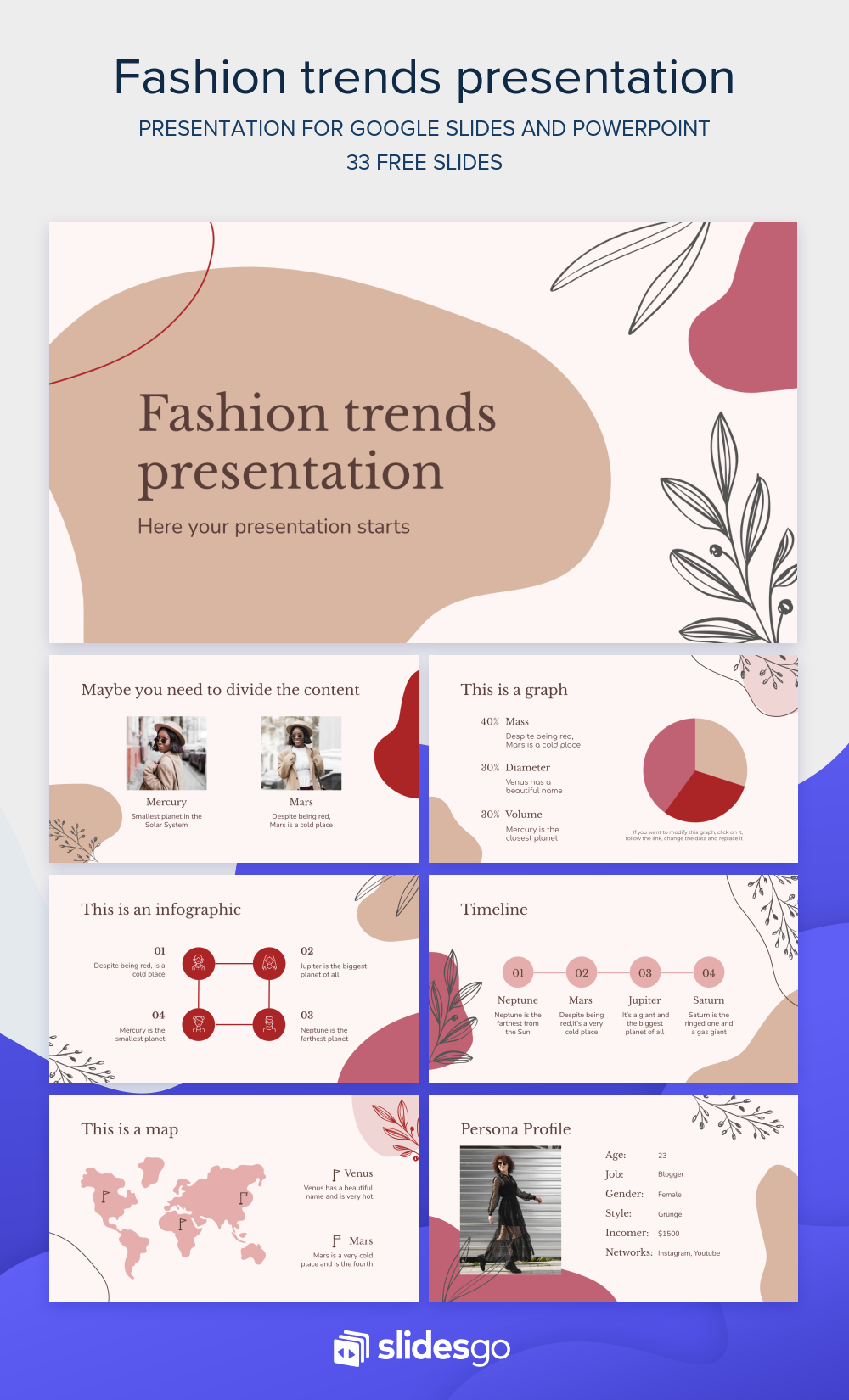 Fashion Trends | Google Slides & PowerPoint template