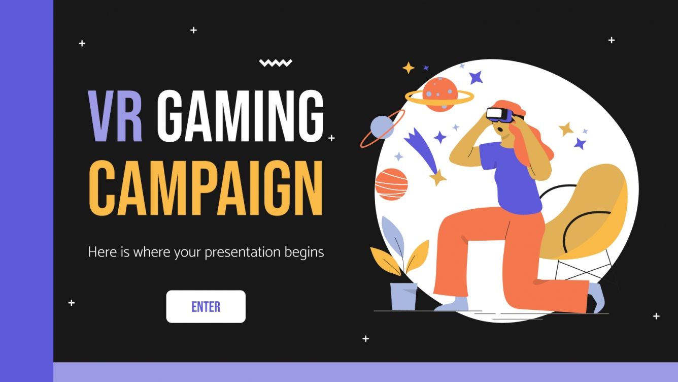 VR Gaming Campaign | Google Slides & PowerPoint theme