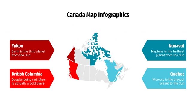 Canada Map Infographics | Google Slides & PPT theme