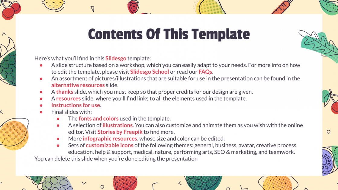 Nutrition and Diet Workshop | Google Slides & PPT theme