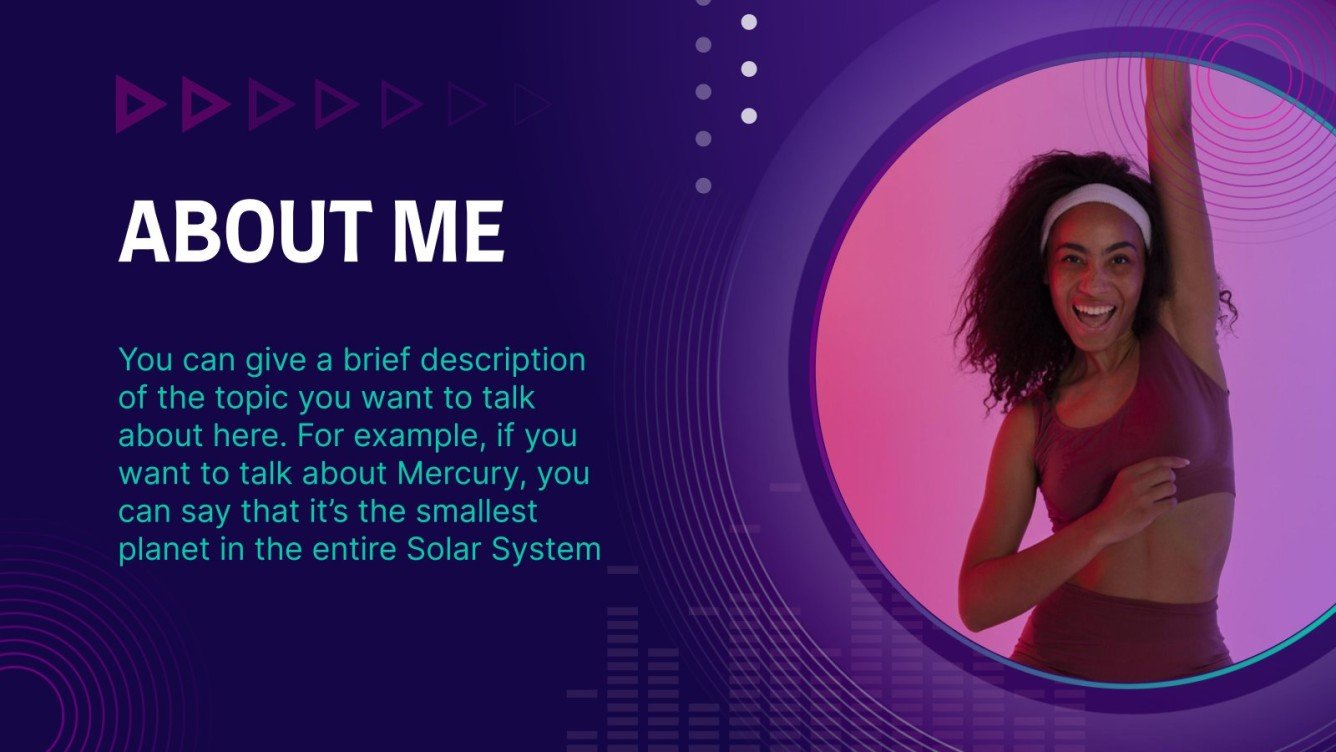 Dance Influencer Portfolio | Google Slides & PowerPoint