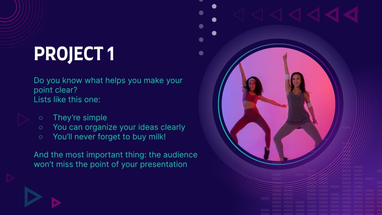 Dance Influencer Portfolio | Google Slides & PowerPoint