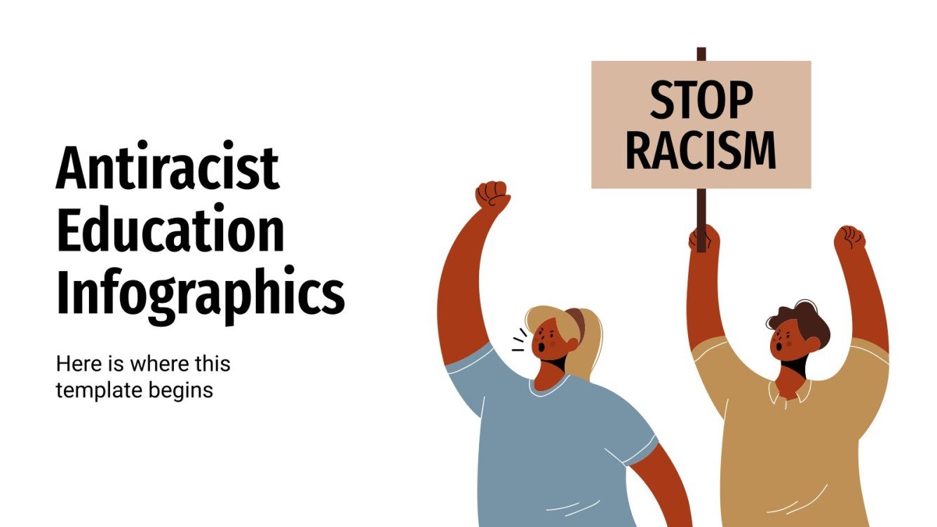 Antiracist Education Infographics | Google Slides & PowerPoint
