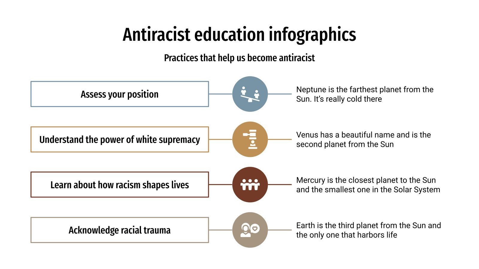 Antiracist Education Infographics | Google Slides & PowerPoint