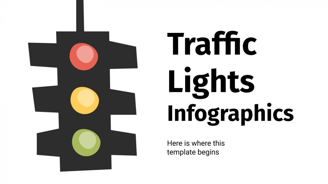 Traffic Lights Infographics for Google Slides and PowerPoint