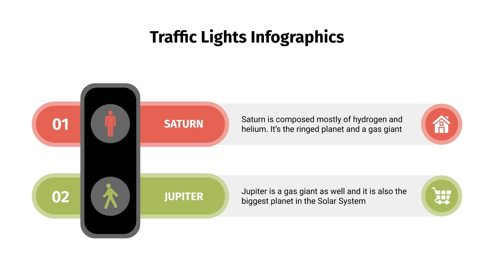 Infografías de semáforos | Plantilla de Google Slides y PowerPoint