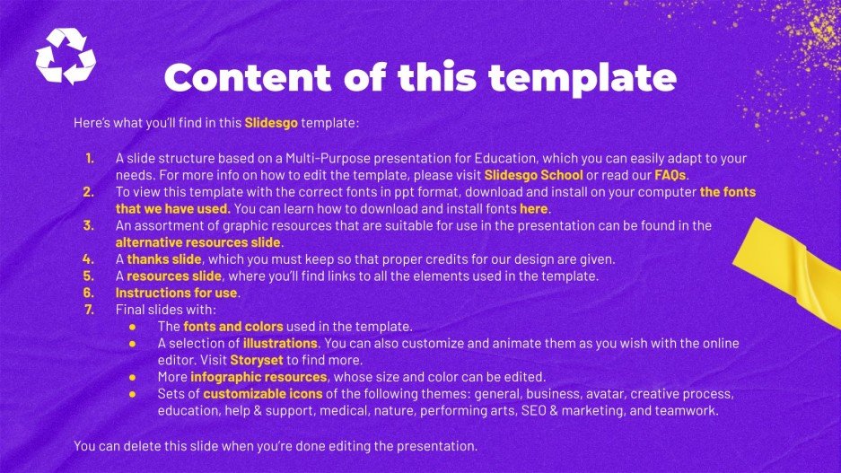 Plastic Waste Awareness Class | Google Slides & PPT