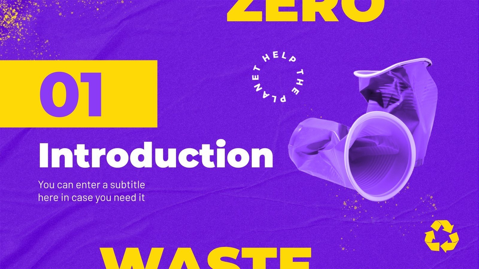 Plastic Waste Awareness Class | Google Slides & PPT