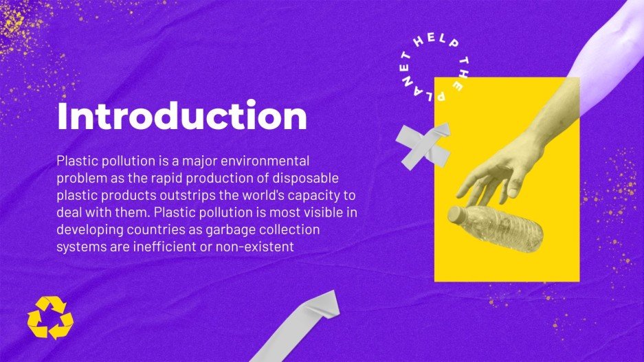 Plastic Waste Awareness Class | Google Slides & PPT