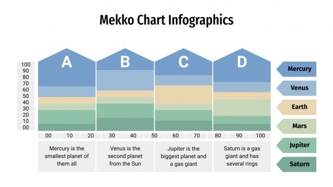Mekko Chart Infographics for Google Slides and PowerPoint