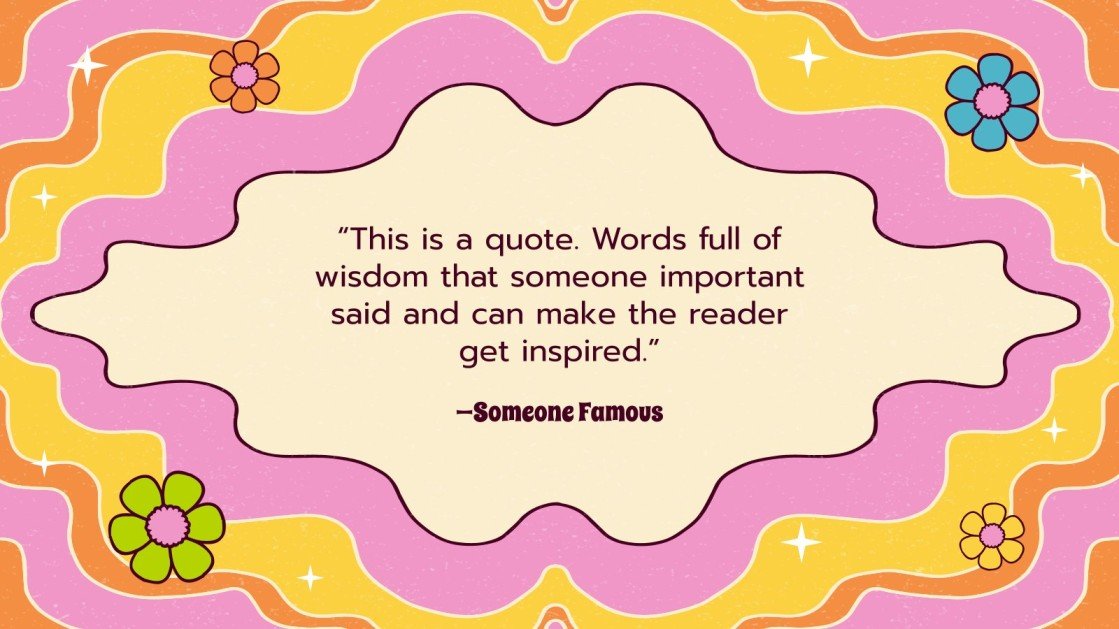 Retro 60s Groovy Company Profile | Google Slides & PowerPoint