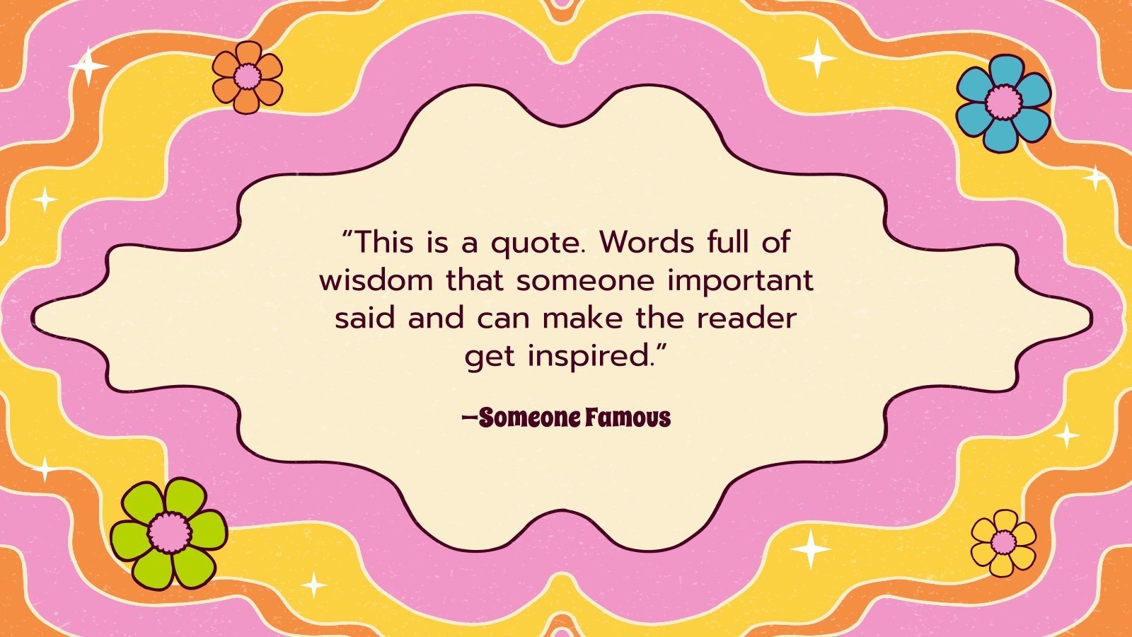 Retro 60s Groovy Company Profile | Google Slides & PowerPoint