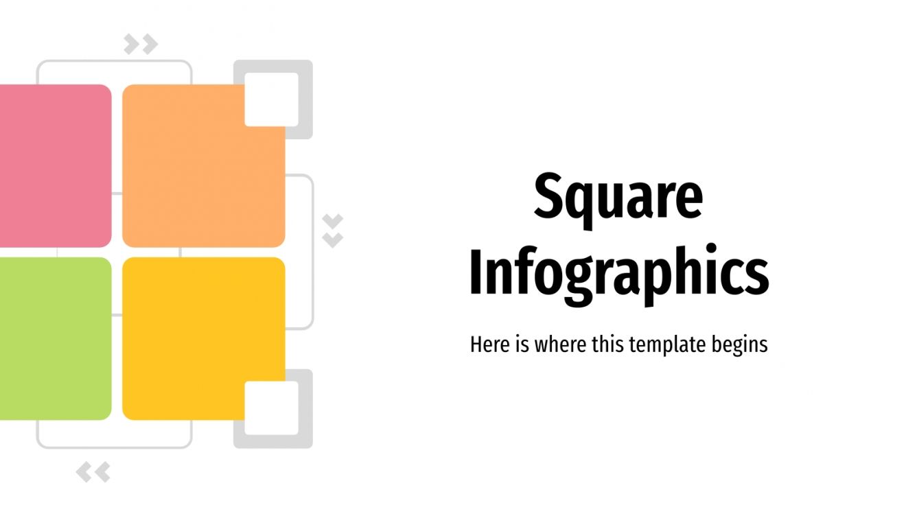 Free Square Infographics for Google Slides and PowerPoint