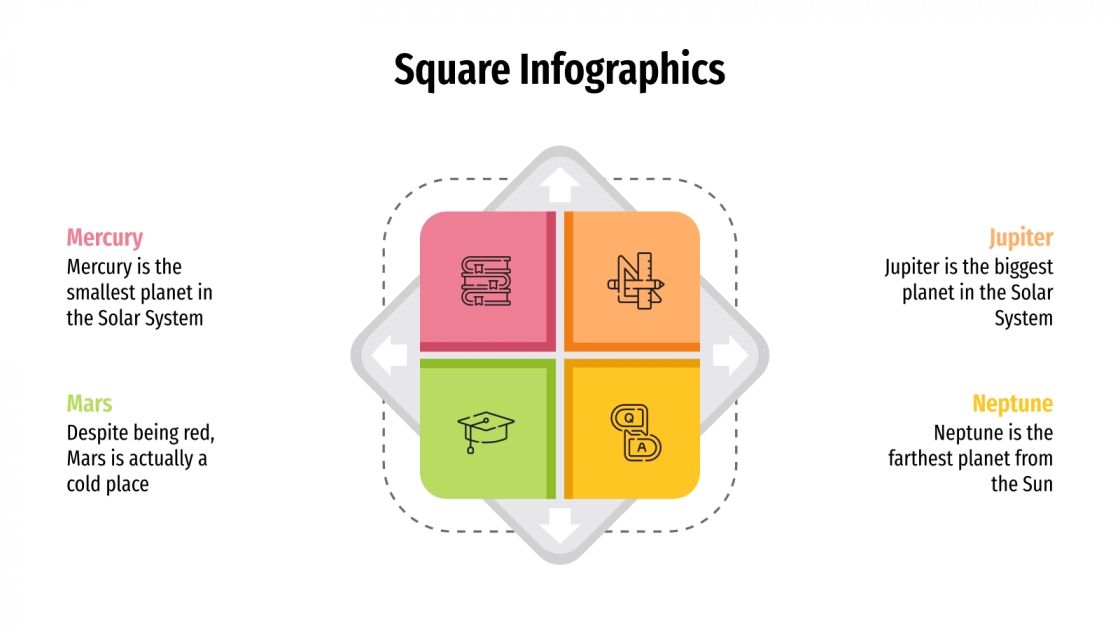 Free Square Infographics for Google Slides and PowerPoint