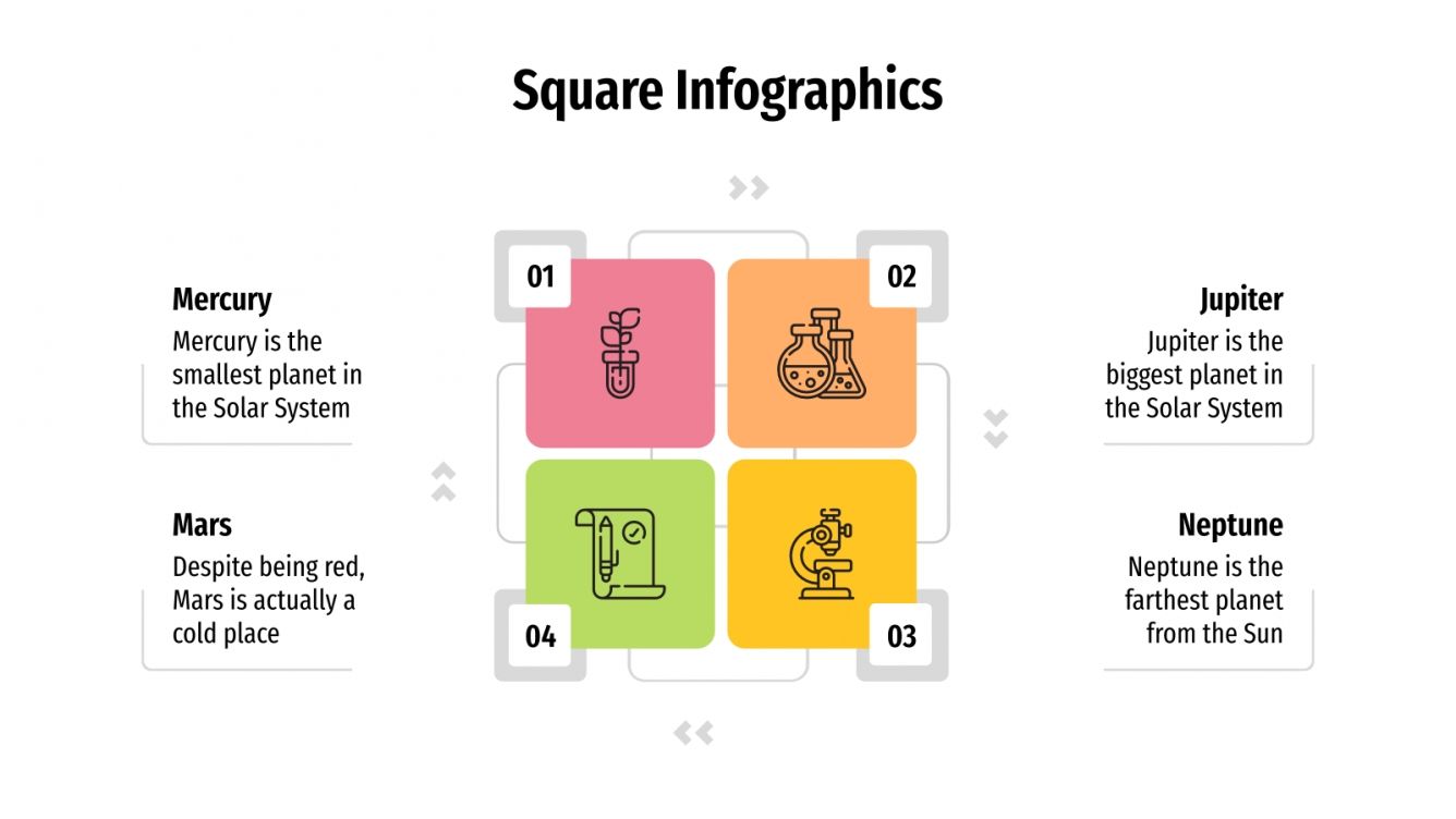 Free Square Infographics for Google Slides and PowerPoint