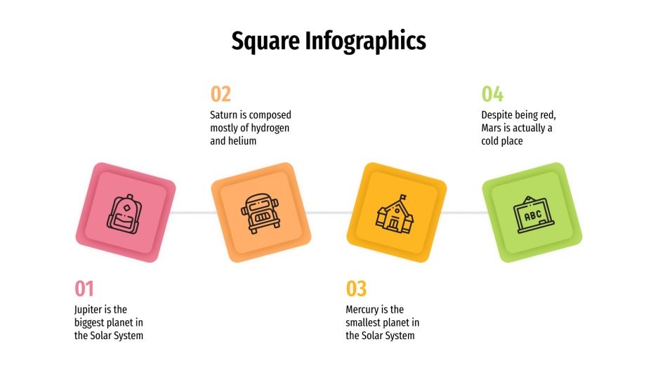 Free Square Infographics for Google Slides and PowerPoint