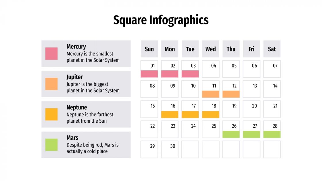 Free Square Infographics for Google Slides and PowerPoint