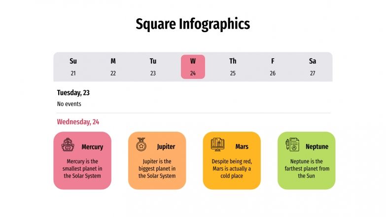 Free Square Infographics for Google Slides and PowerPoint