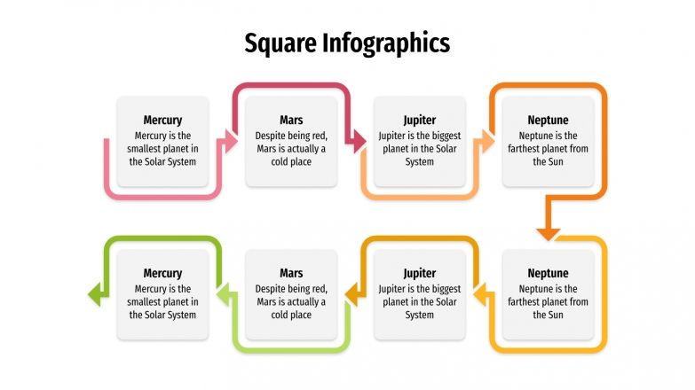 Free Square Infographics for Google Slides and PowerPoint